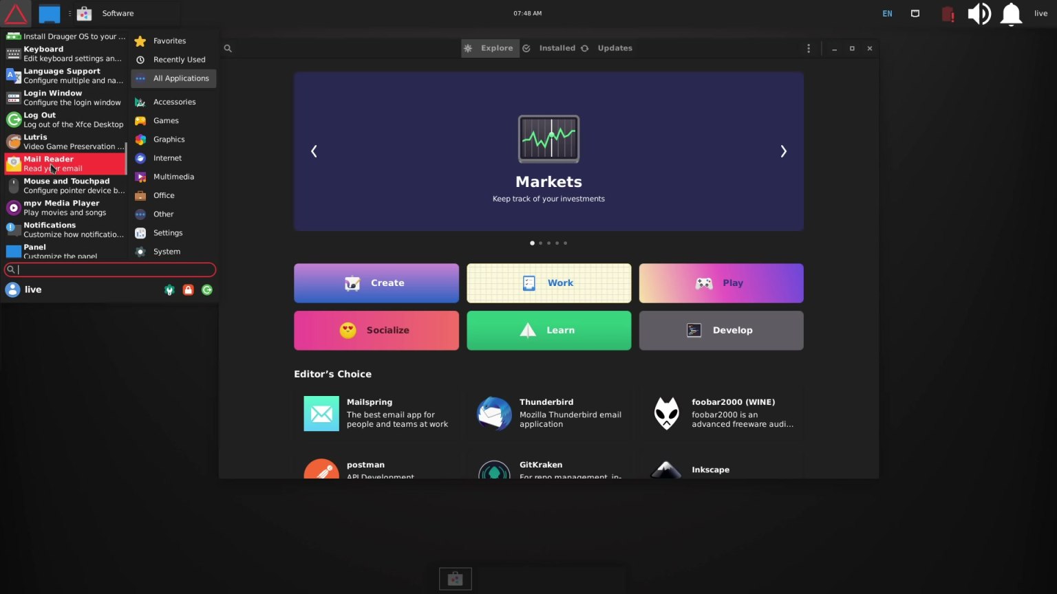 Drauger OS Linux - Powerful distro not only for GAMERS - Gee-Tech